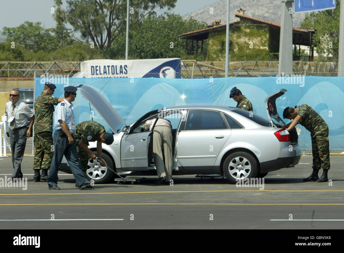 Athens Olympic Games 2004 - Athletes Village. Soldiers and security ...