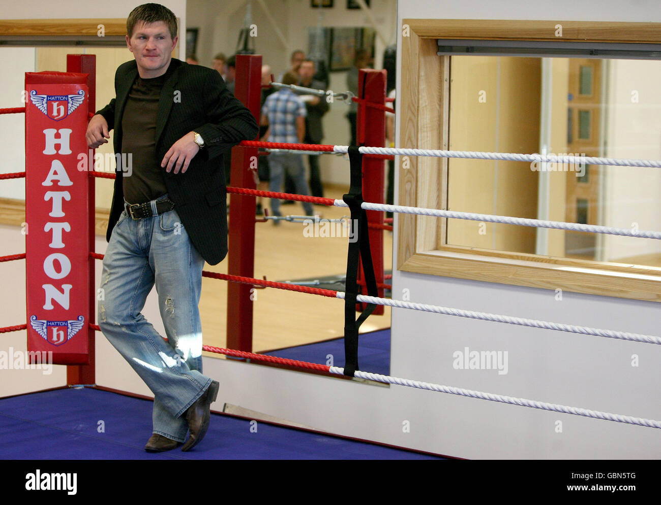 Boxing - Ricky Hatton Gym Opening - Hyde Stock Photo - Alamy