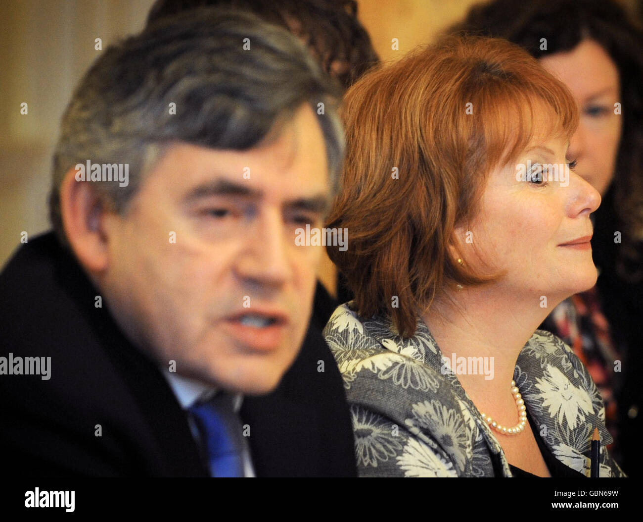 Prime Minister Gordon Brown and Communities Secretary Hazel Blears ...