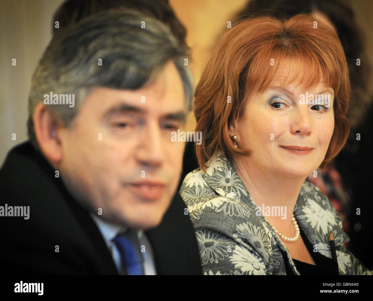 Prime Minister Gordon Brown and Communities Secretary Hazel Blears ...