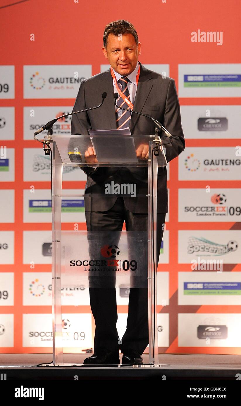 Matt Lorenzo at Soccerex, London Forum, Wembley Stadium Stock Photo - Alamy