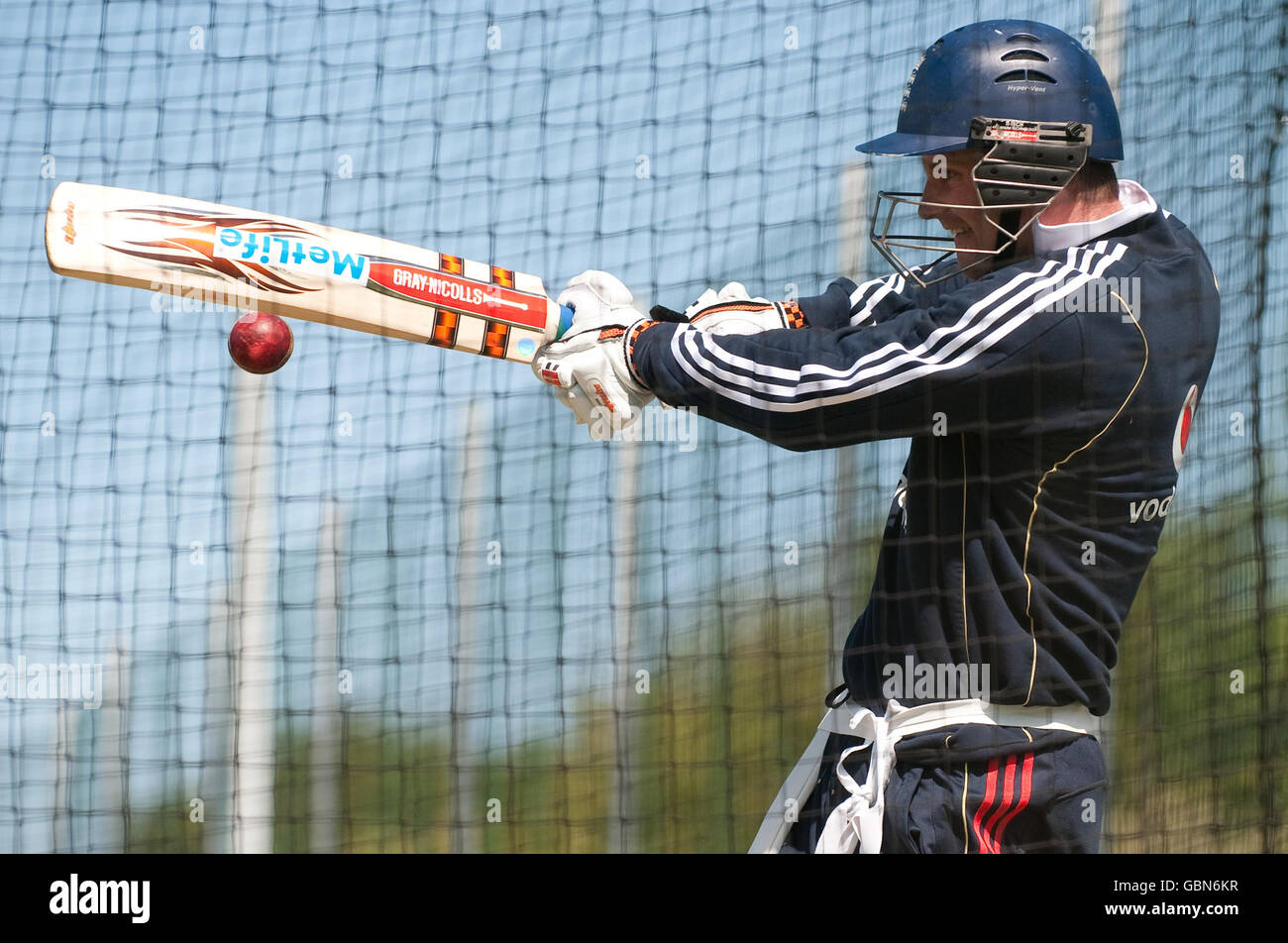 Cricket - England Nets Session - Riverside Stock Photo - Alamy