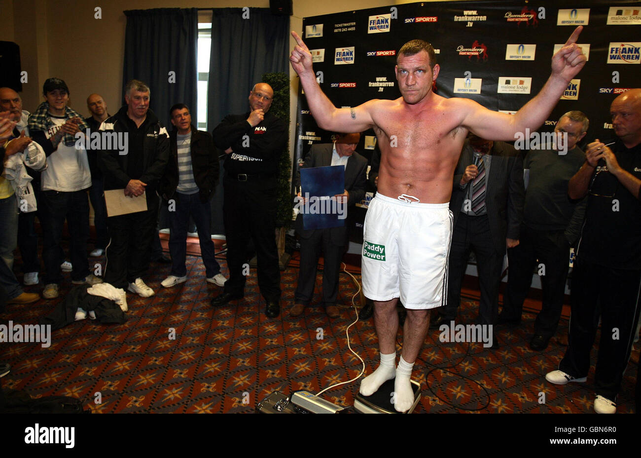 Boxing - Martin Rogan and Sam Sexton - Weigh-in - Wellington Park Hotel ...