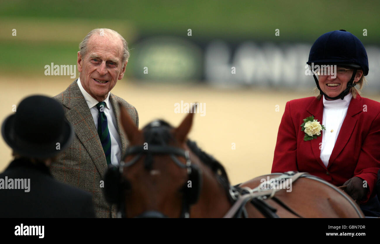 Equestrian - Windsor Horse Show - Day Two - Windsor Castle Stock Photo ...