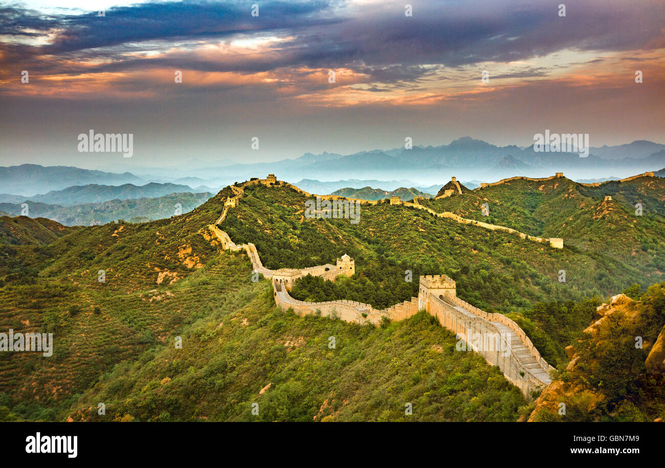 Great wall at jinshangling hi-res stock photography and images - Alamy