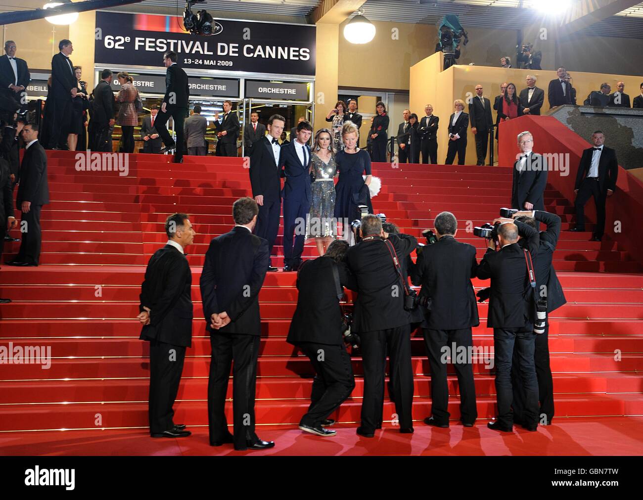 (left to right) Michael Fassbender, Harry Treadaway, Kierston Wareing ...