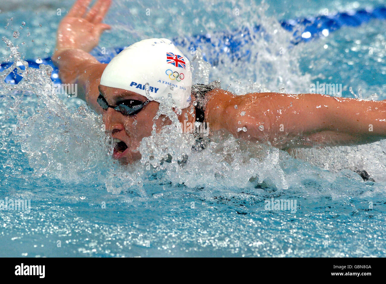 Great Britain's Stephen Parry in action during the semi final Stock ...
