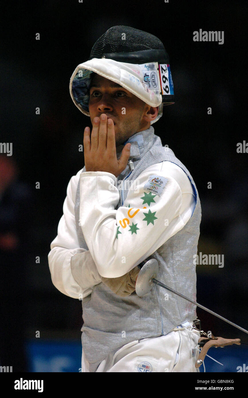 2004 athens olympics fencing hi-res stock photography and images - Alamy