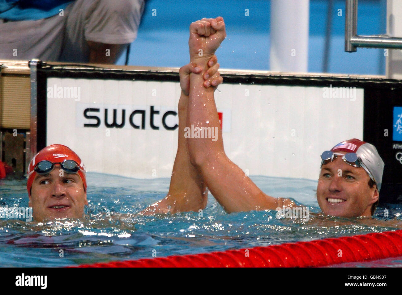 Swimming - Athens Olympic Games 2004 - Men's 100m Backstroke - Final ...