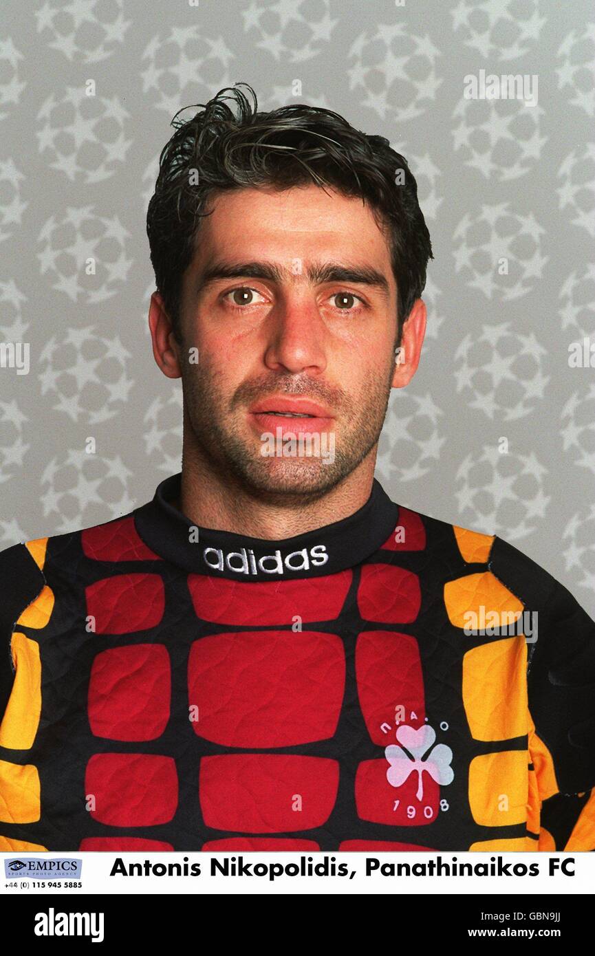 Uefa champions league 1995 96 antonis nikopolidis hi-res stock ...