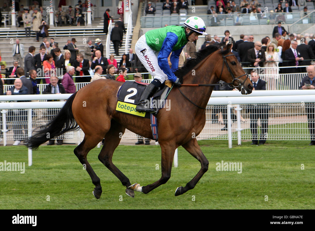 Jockey Jamie Spencer on Changing Skies goes to post for the Totepool ...