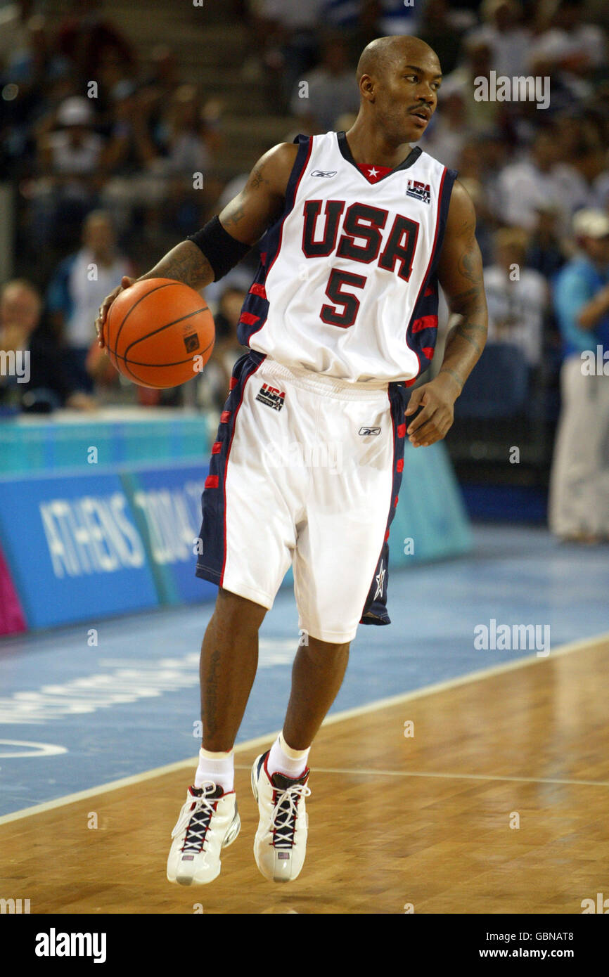 Basketball olympic games 2004 mens preliminary round group usa greece ...