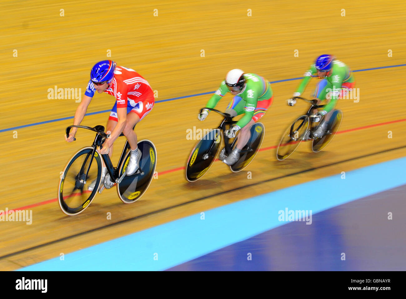 Jody cundy mark bristow compete in team sprint qualifying hi-res stock ...