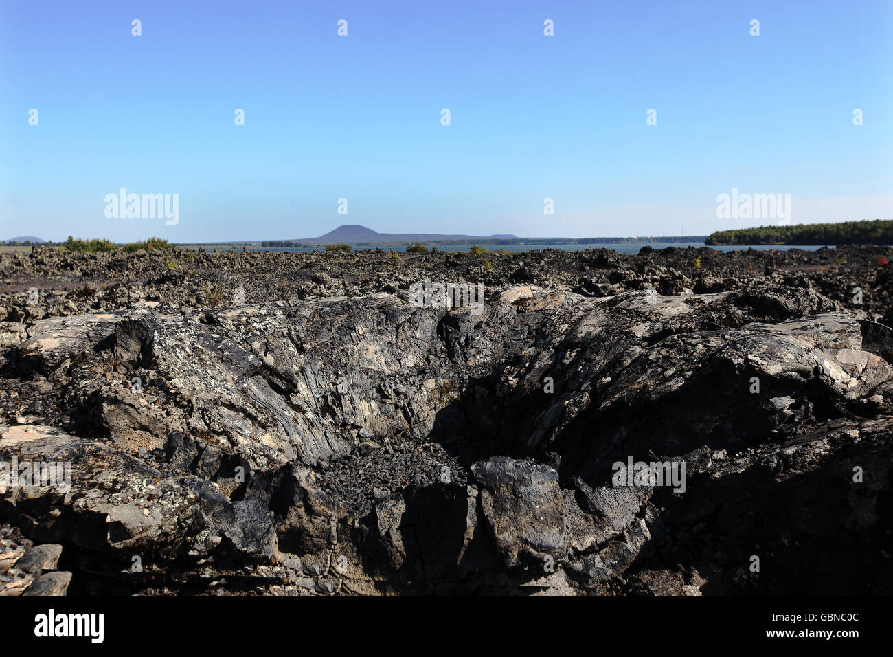 Volcanic crater of Wudalianchi, Heilongjiang Province Stock Photo - Alamy