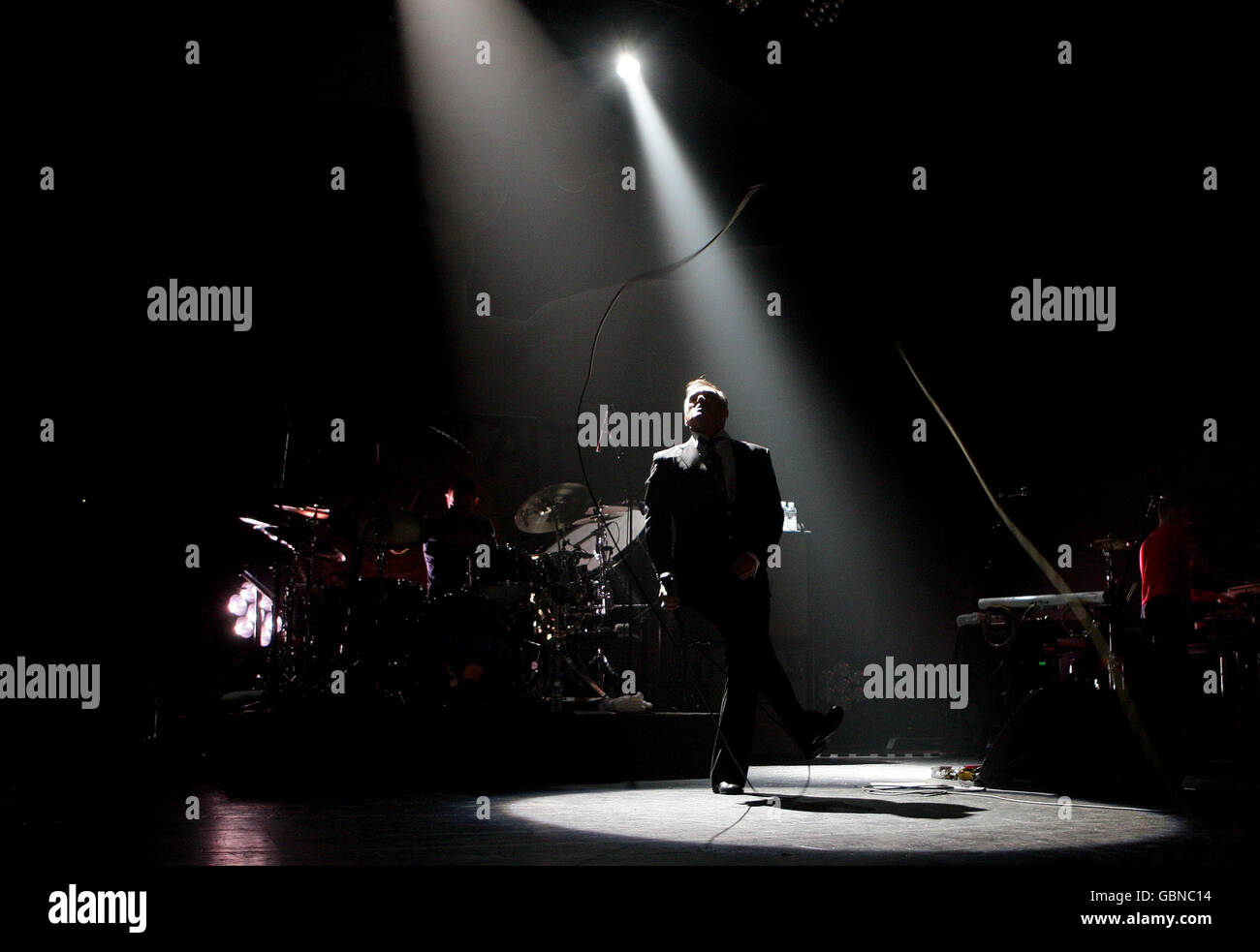 Morrissey in concert manchester apollo hi-res stock photography and ...