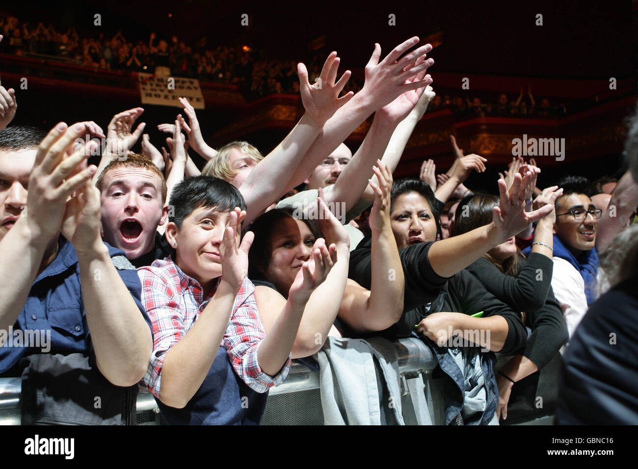 Morrissey in concert manchester apollo hi-res stock photography and ...