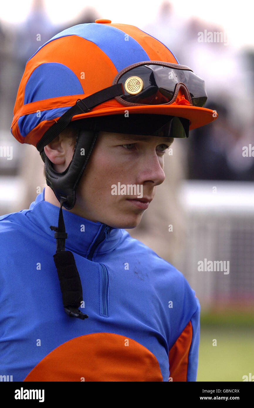 Jockey Jamie Spencer prior to his ride on Go for Gold in the Daily ...