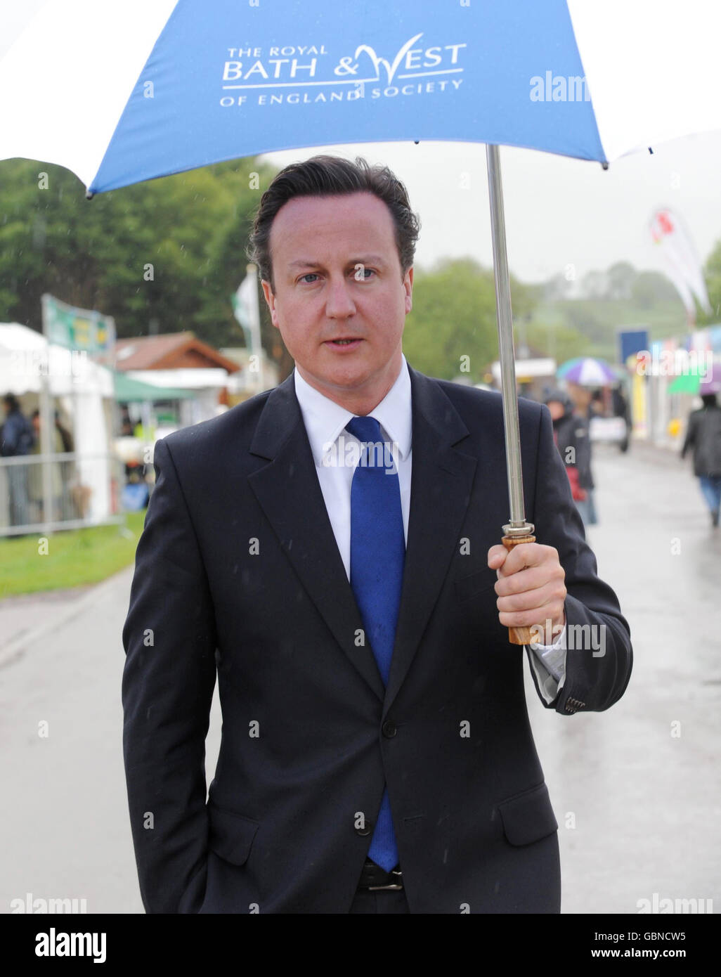 Cameron visits the Royal Bath and West show Stock Photo - Alamy