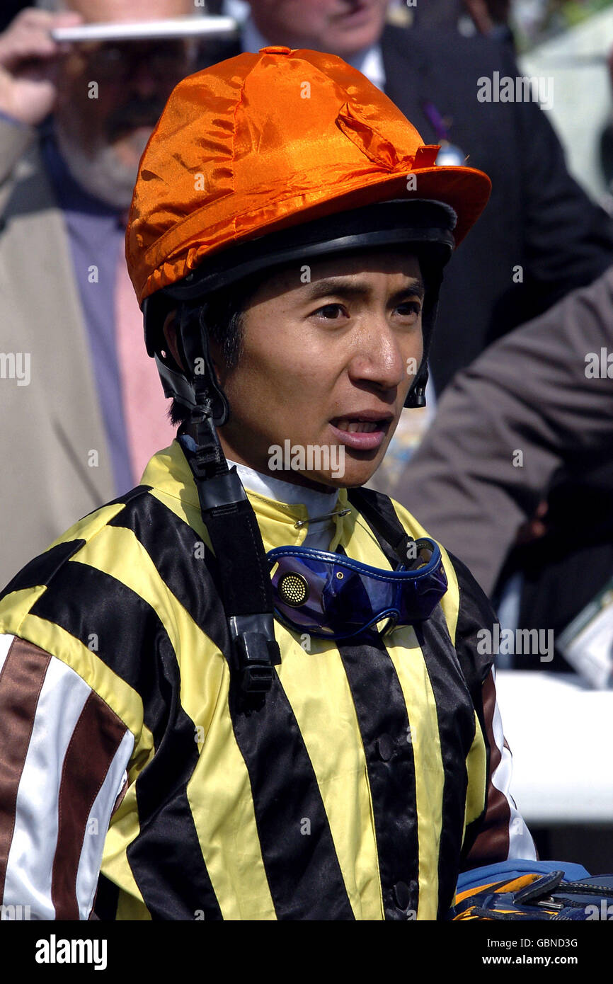 Jockey Stanley Chin prior to his ride on Jane Jubilee in the National ...