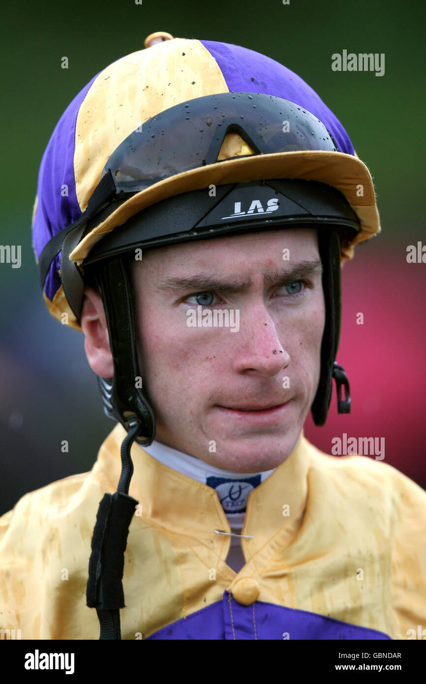 Horse Racing - Nottingham Racecourse. Martin Lane, jockey Stock Photo ...
