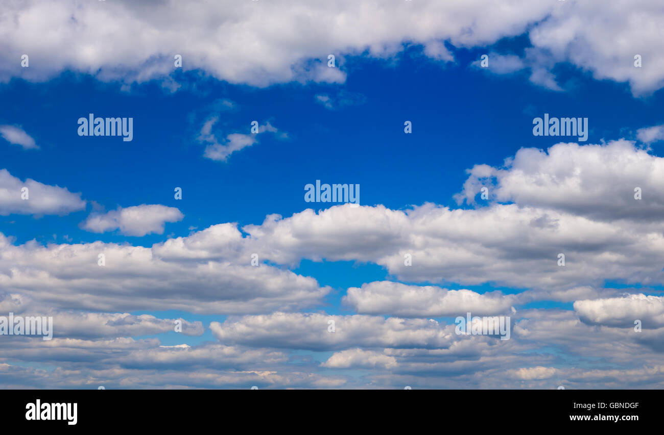 great sky panorama for big 3D projects - clouds on a summer day Stock ...