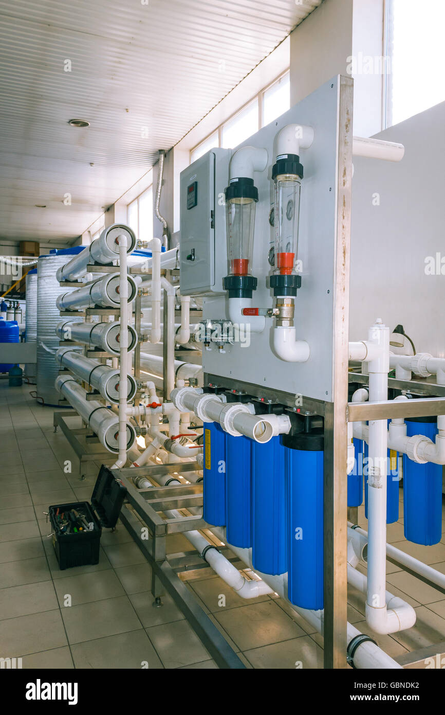 installation of industrial membrane devices water treatment based on ...