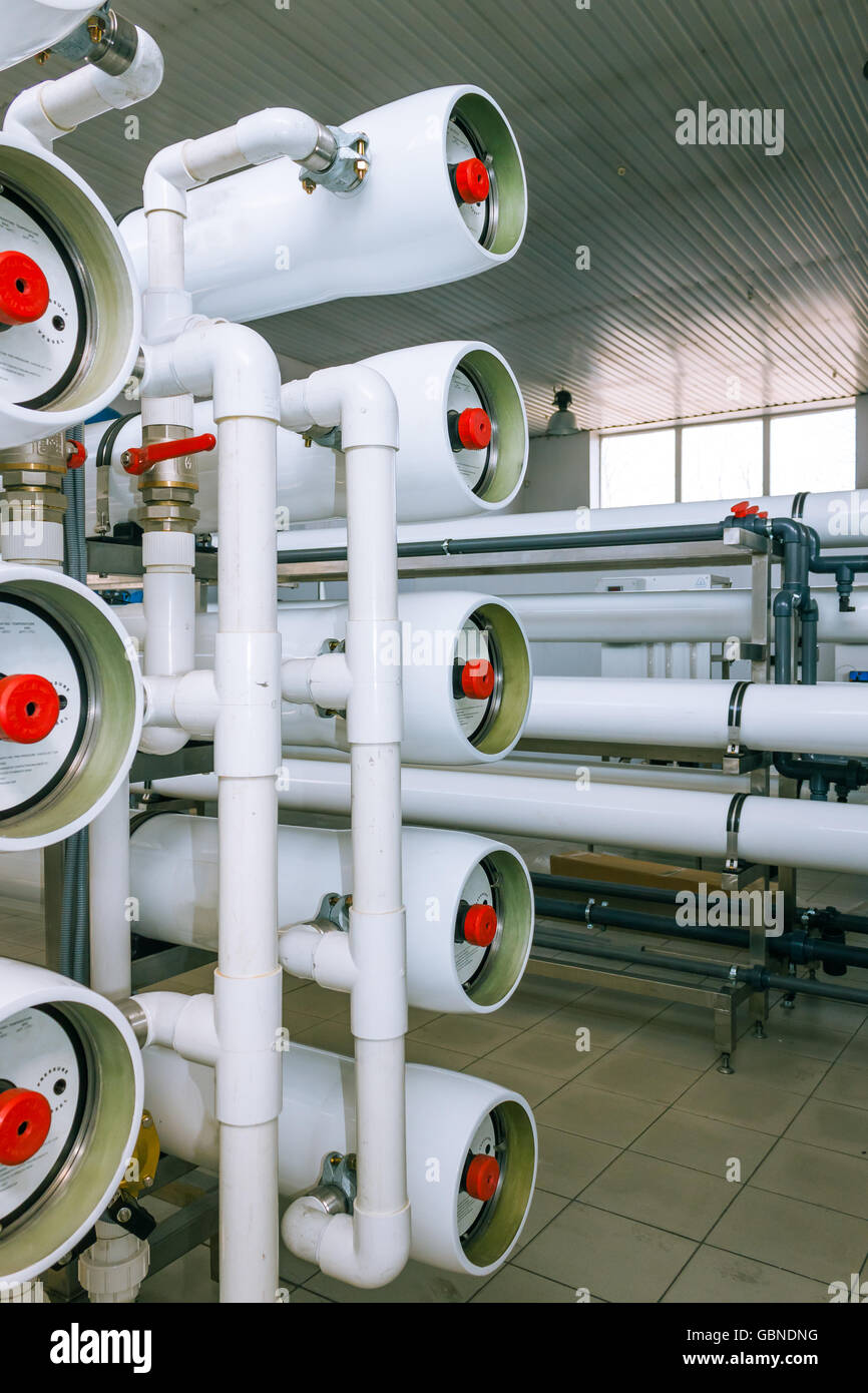 Installation industrial membrane devices hi-res stock photography and ...