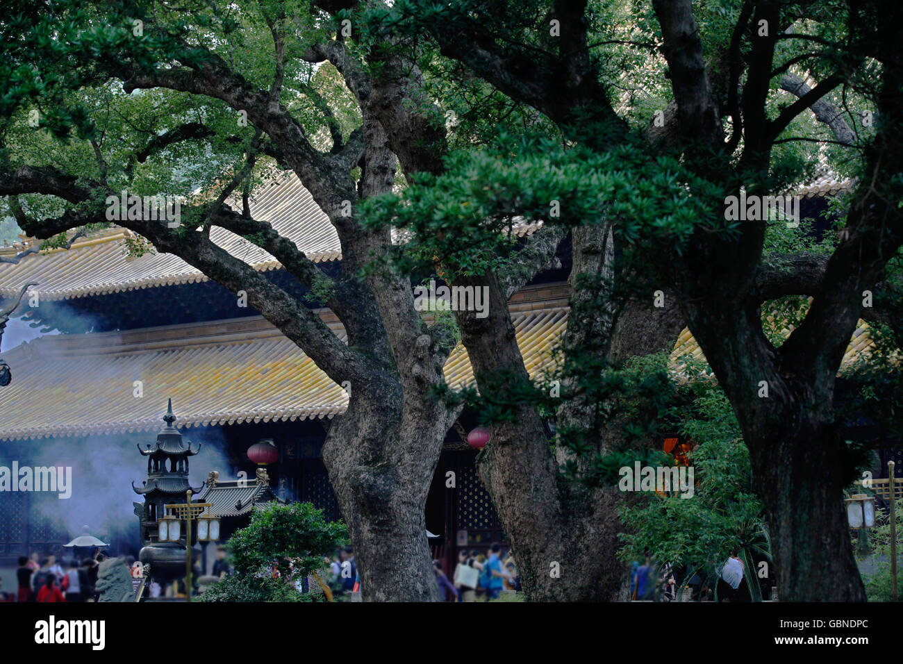 Zhejiang Temple of Mount Putuo in Putuo Province Stock Photo - Alamy