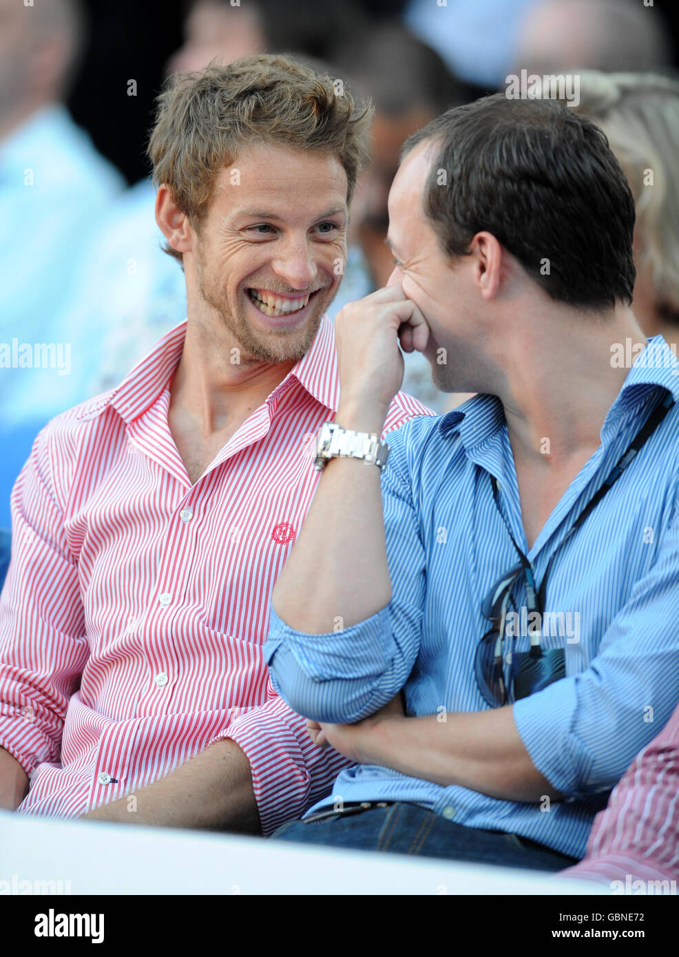 Jenson button fashion show amber lounge hi-res stock photography and ...
