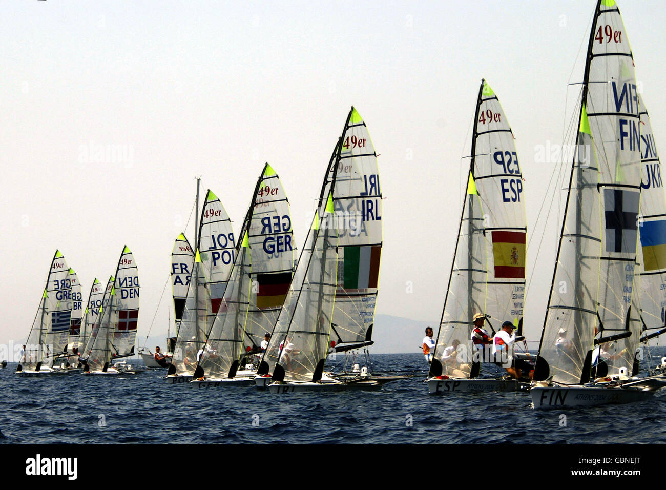 Sailing - Athens Olympic Games 2004 - Open Double-Handed Dinghy-49er ...