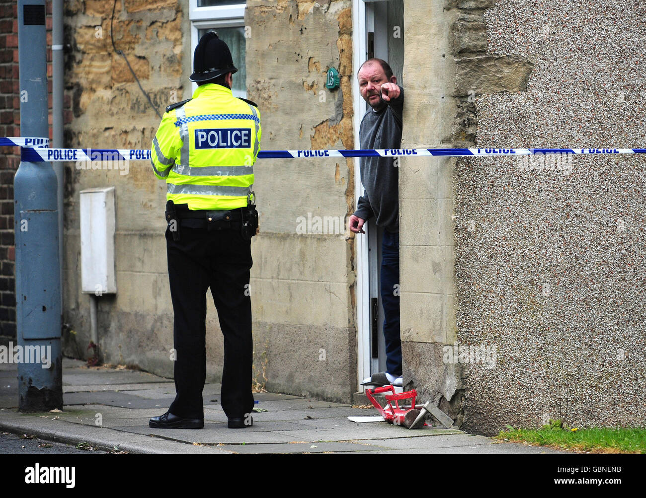 Police scene in shildon hi-res stock photography and images - Alamy