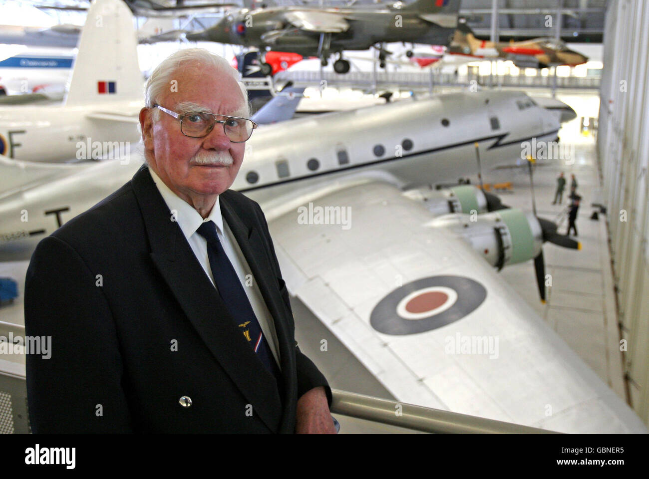 Geoff Boston from Cambridgeshire, a veteran RAF pilot from the Berlin ...