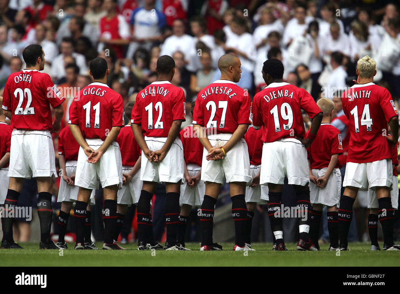 Soccer - FA Community Shield - Manchester United v Arsenal Stock Photo ...