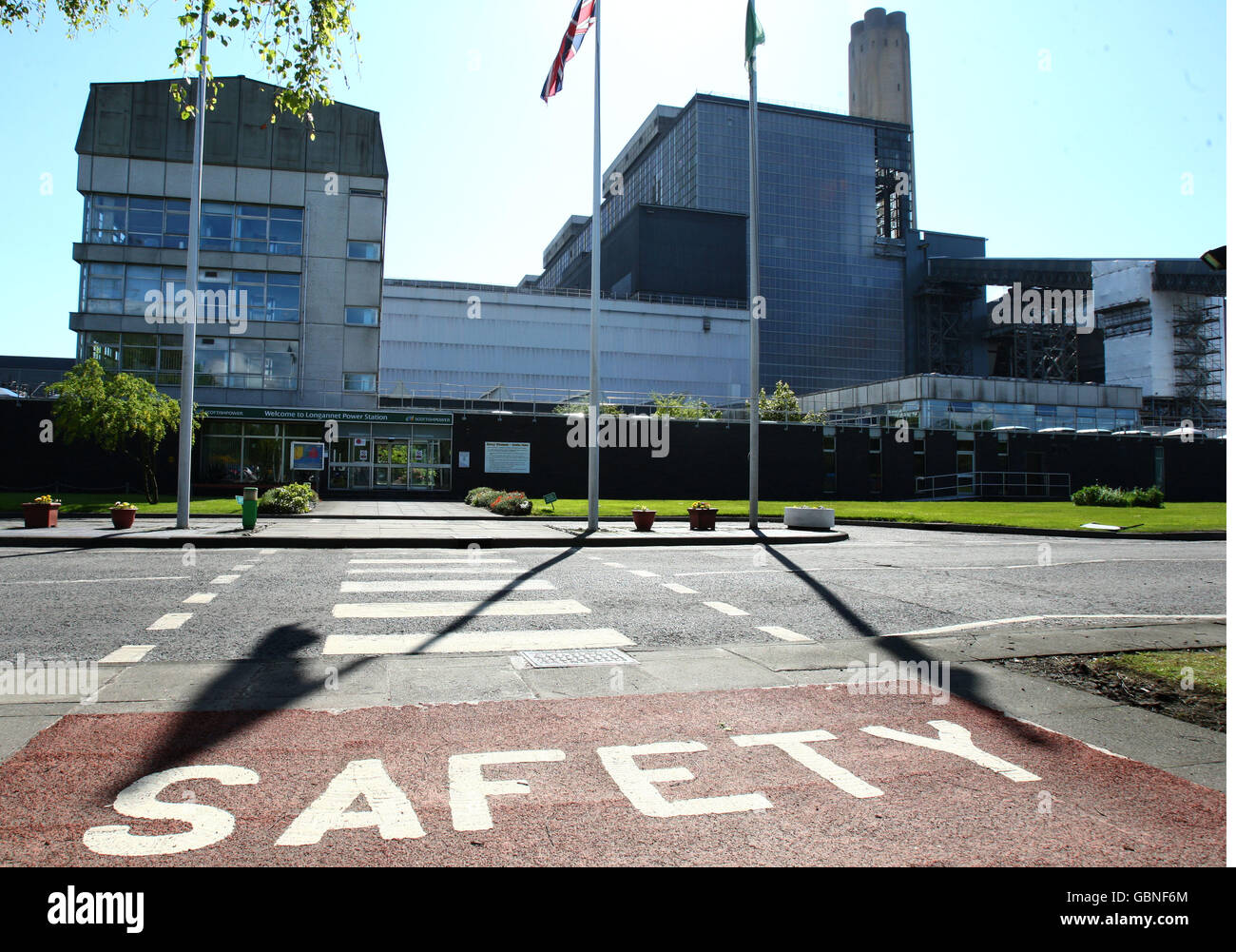 A general view of Longannet Power Station in Kincardine-on-Forth ...