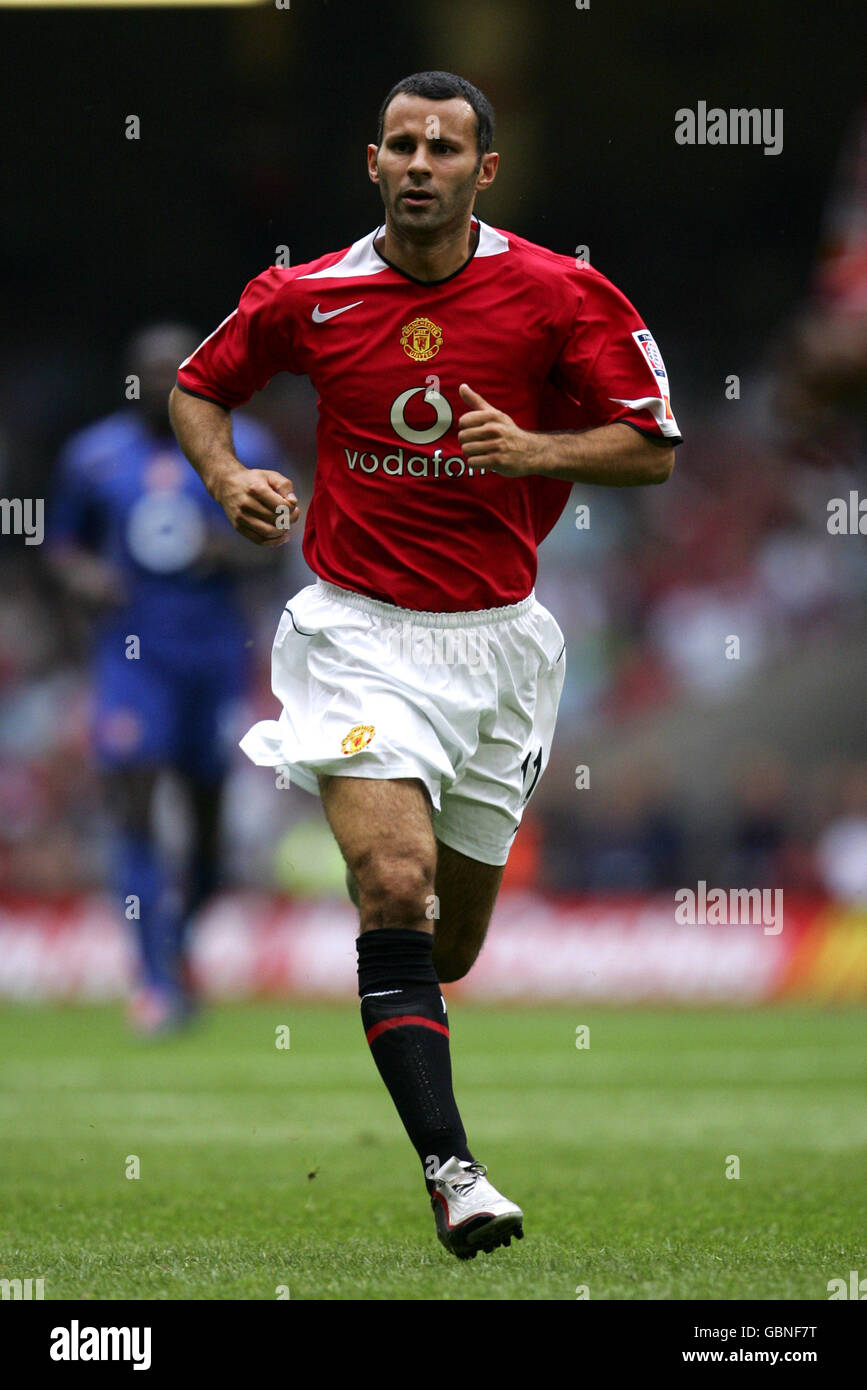 Soccer - FA Community Shield - Manchester United v Arsenal Stock Photo ...