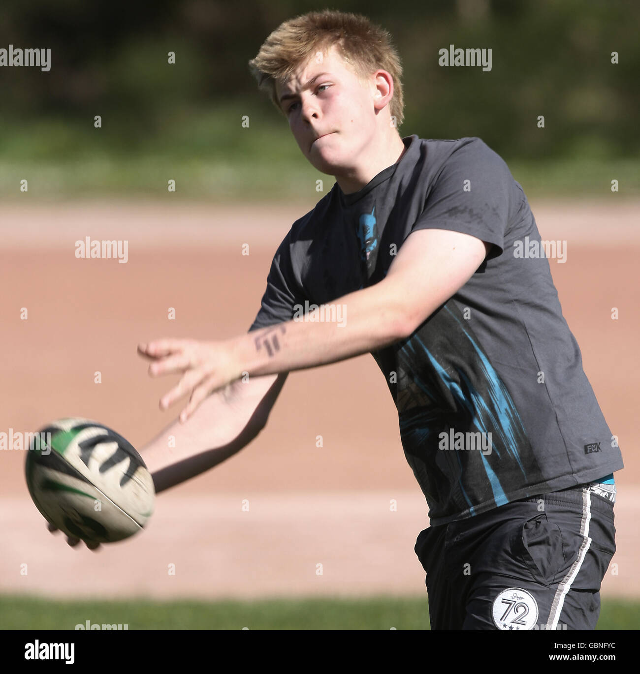 Rugby Union - Stevie Scott coaching Master Class - Aboyne Academy Stock ...