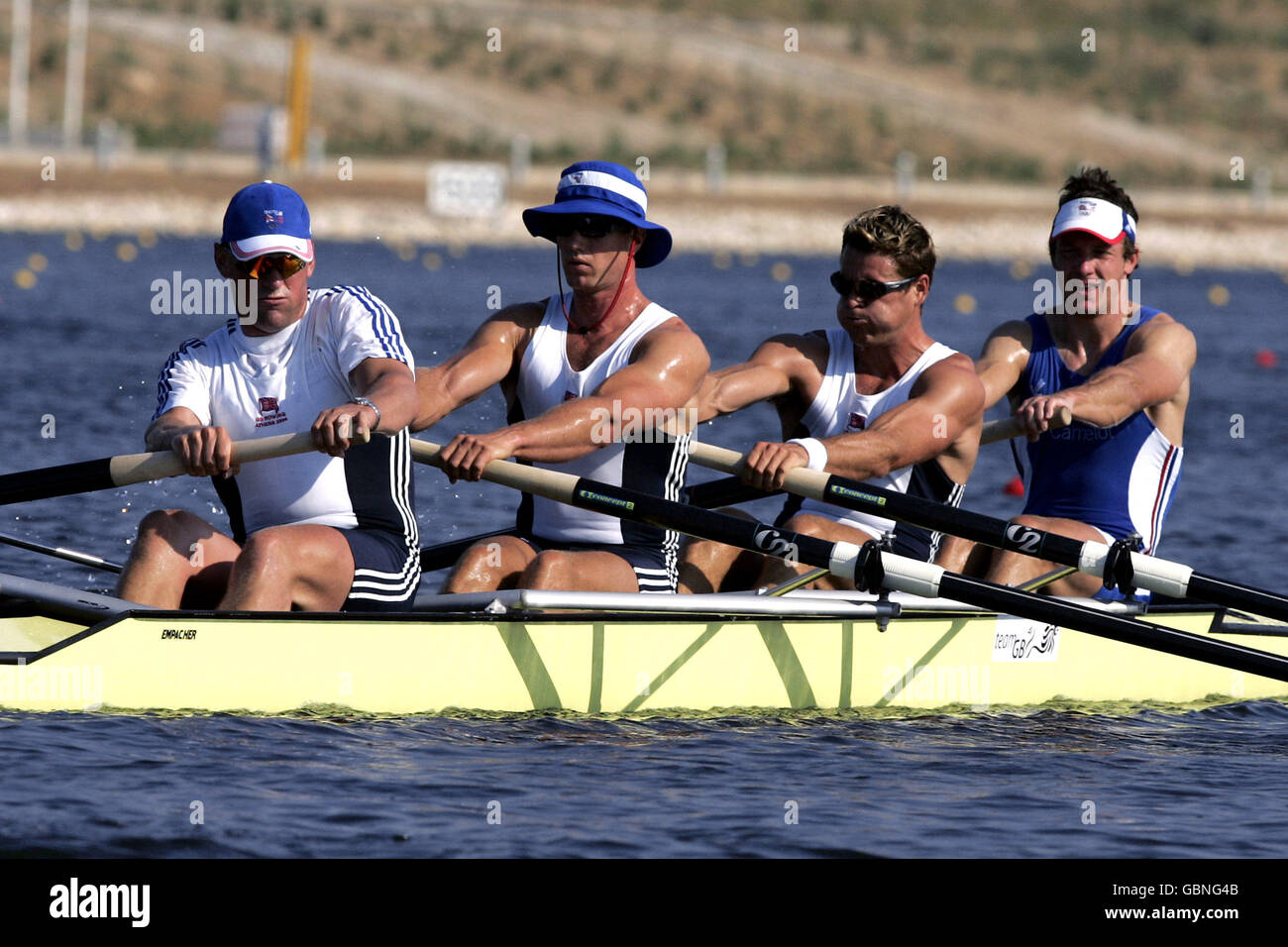 Rowing - Athens Olympic Games 2004 - Great Britain Training Stock Photo ...
