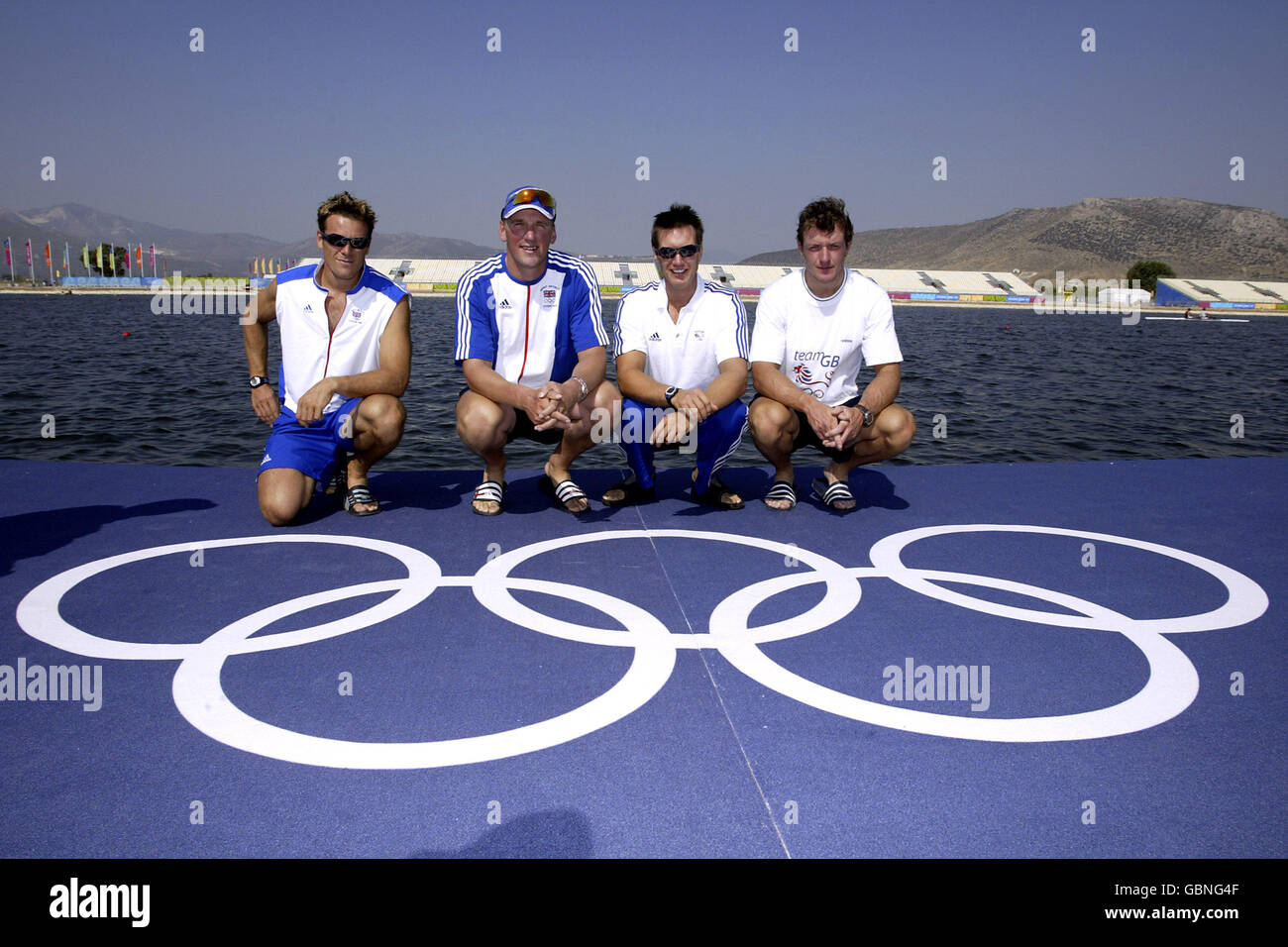 Ed Coode Steve Williams Before Practice Schinias Olympic Rowing Centre ...