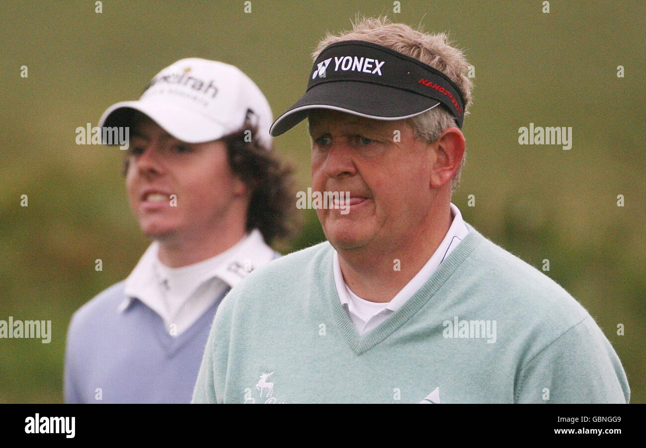 Northern Ireland's Rory McIlroy and Scotland's Colin Mongomerie on 11th ...