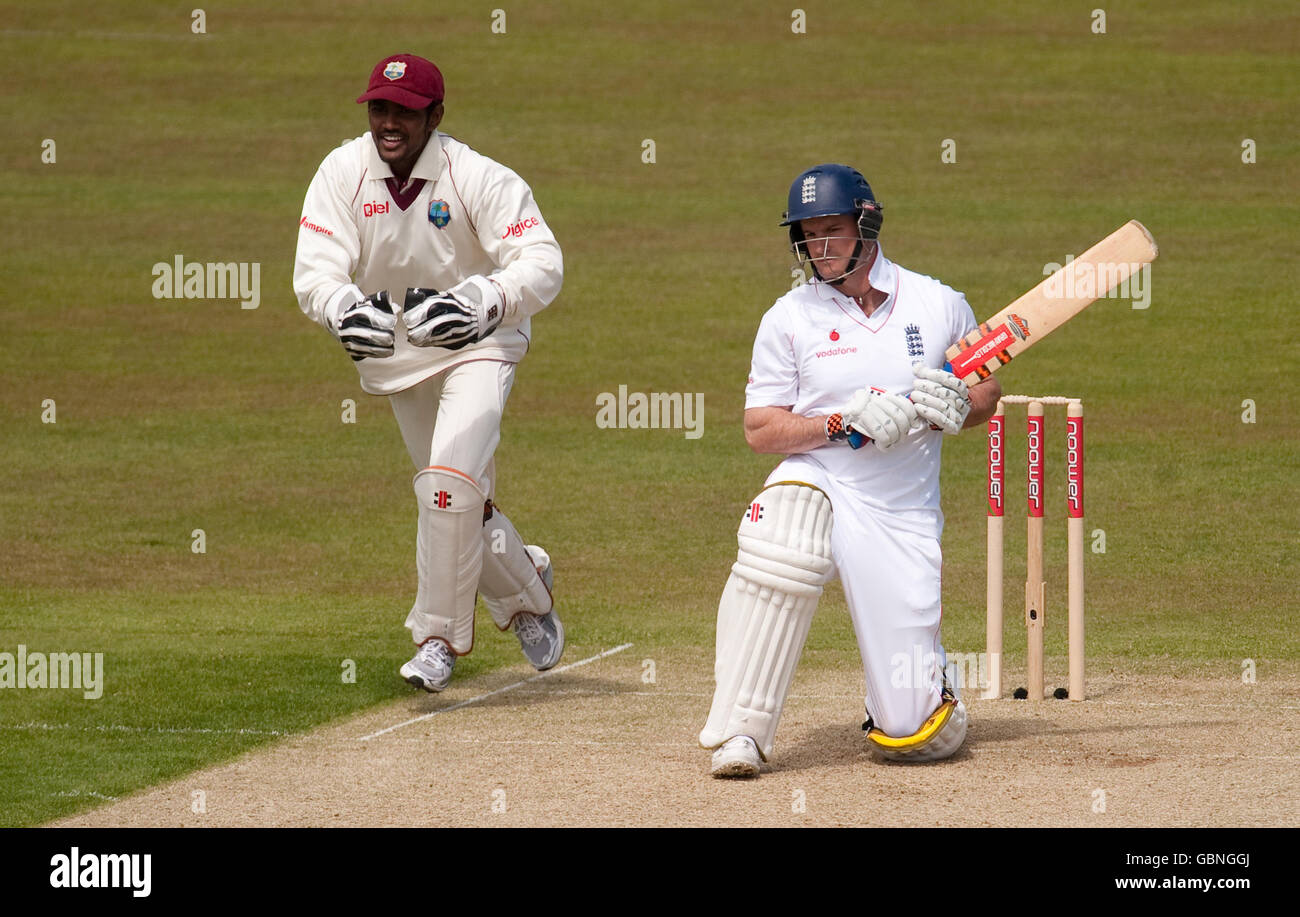 Cricket test match day one england west indies riverside hi-res stock ...