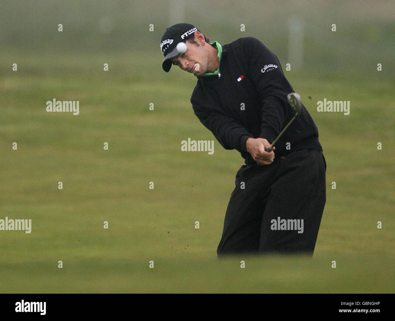 England's Nick Dougherty drives down the 11th during the 3 Irish Open ...