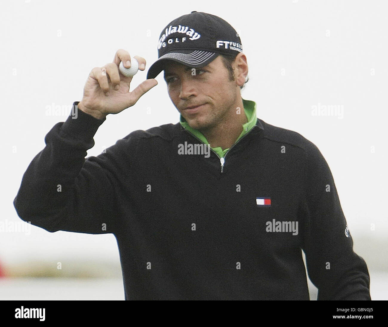 England's Nick Dougherty finishes his round on the 9th during the 3 ...