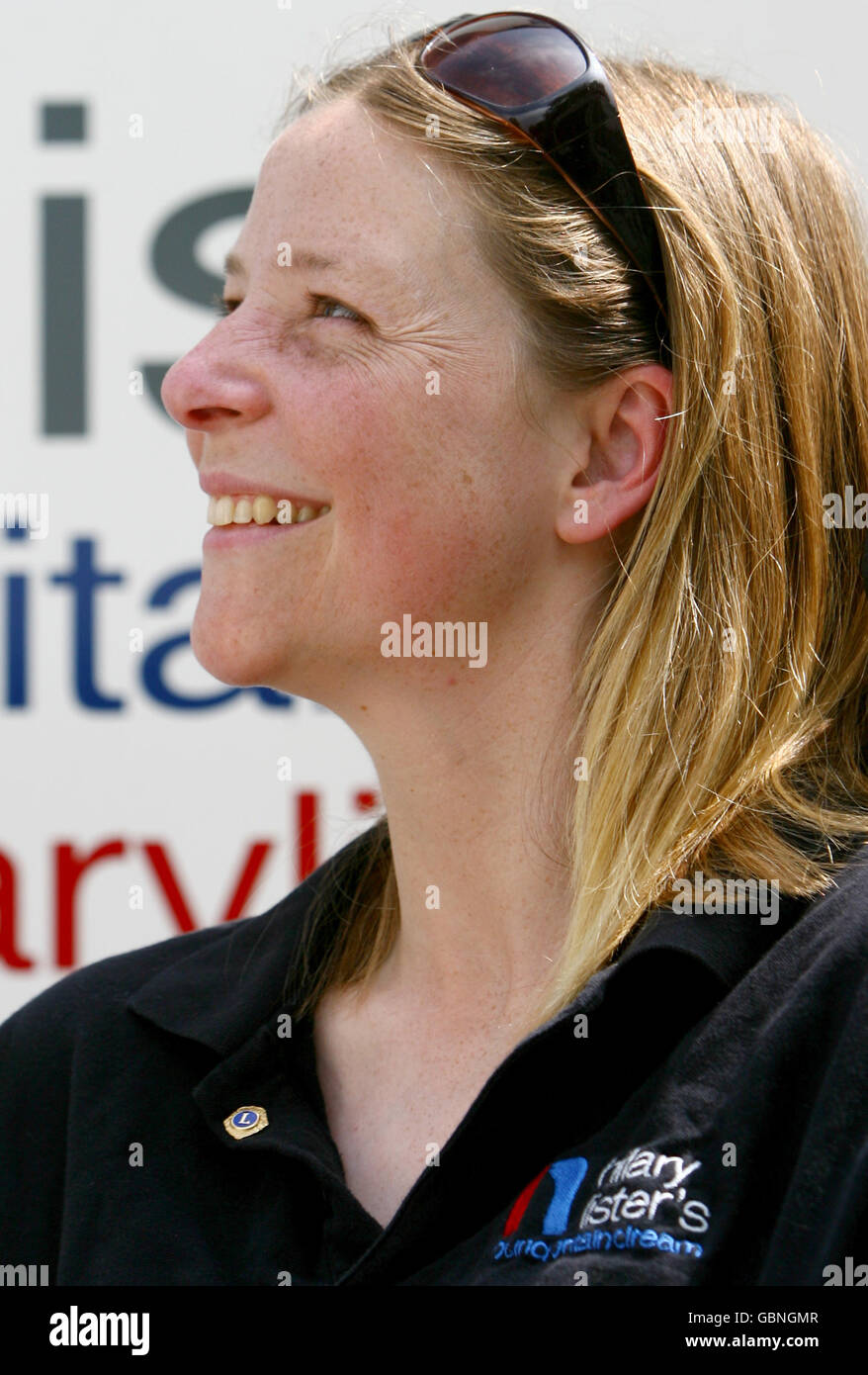 Quadriplegic sailor Hilary Lister, at her training camp near Dover ...