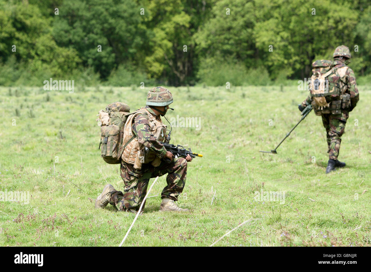 The 4th Rifles train ahead of their deployment to Afghanistan at ...