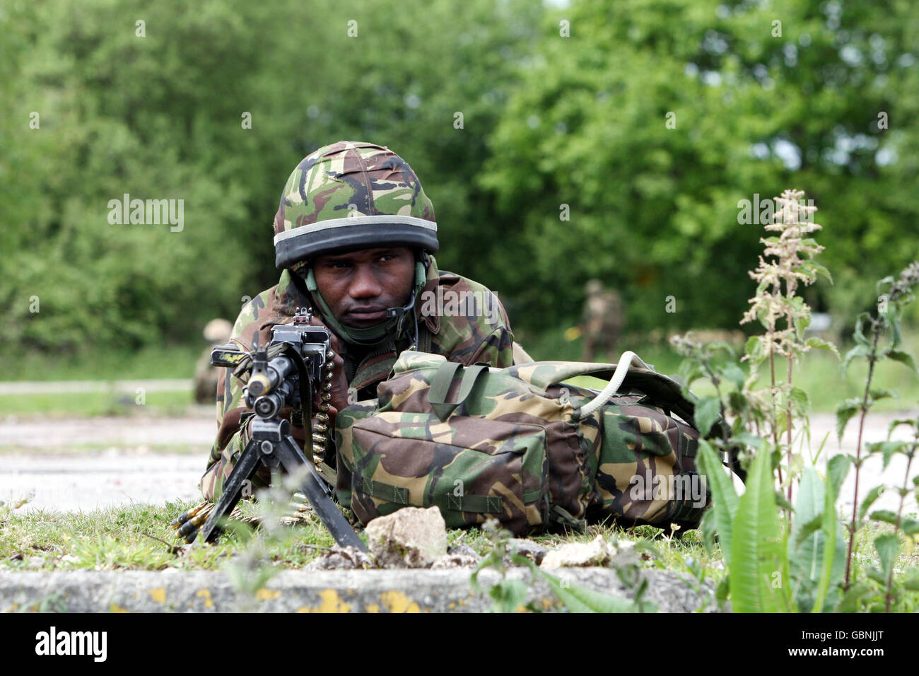 The 4th Rifles train ahead of their deployment to Afghanistan at ...