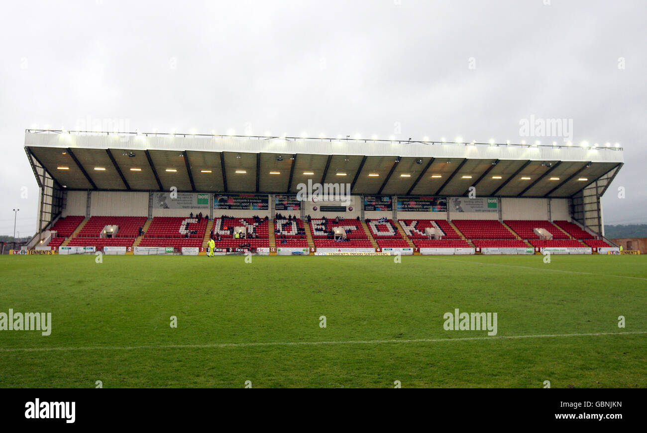 Stand gv general view ground clyde stadium hi-res stock photography and ...