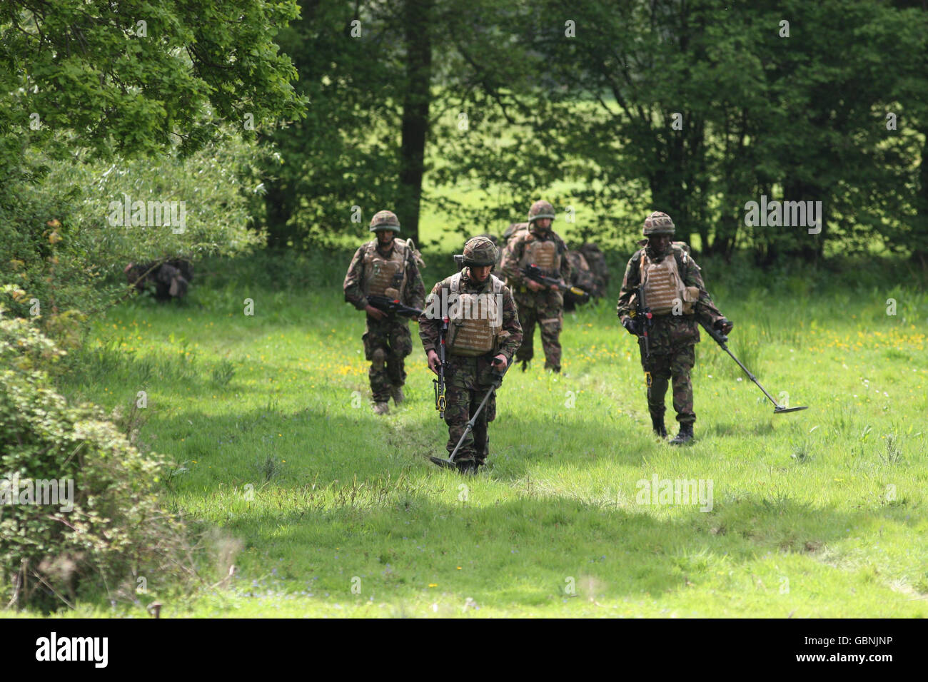 The 4th Rifles train ahead of their deployment to Afghanistan at ...