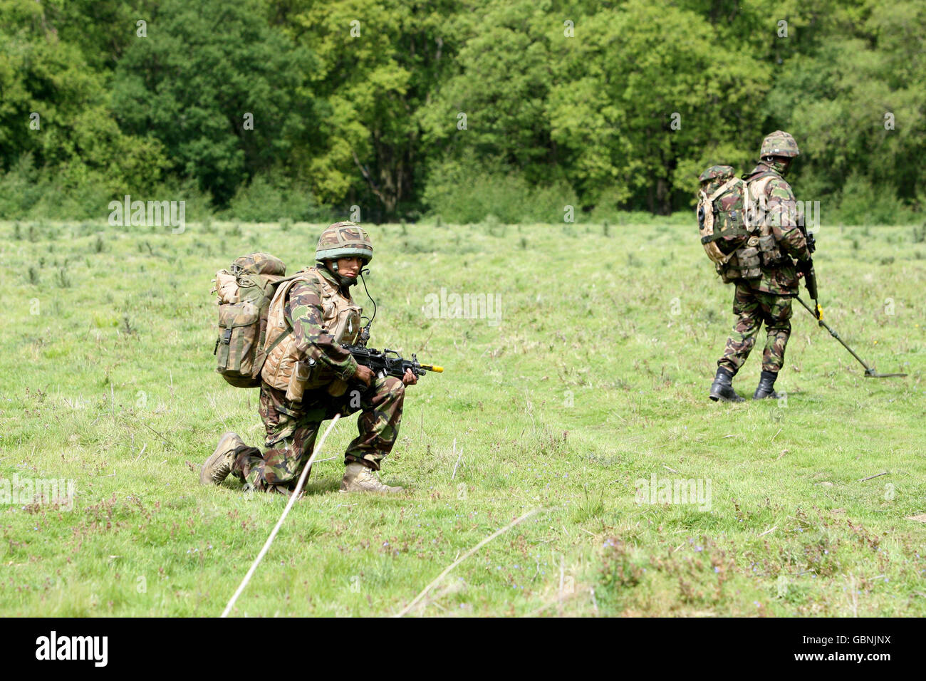 The 4th Rifles train ahead of their deployment to Afghanistan at ...