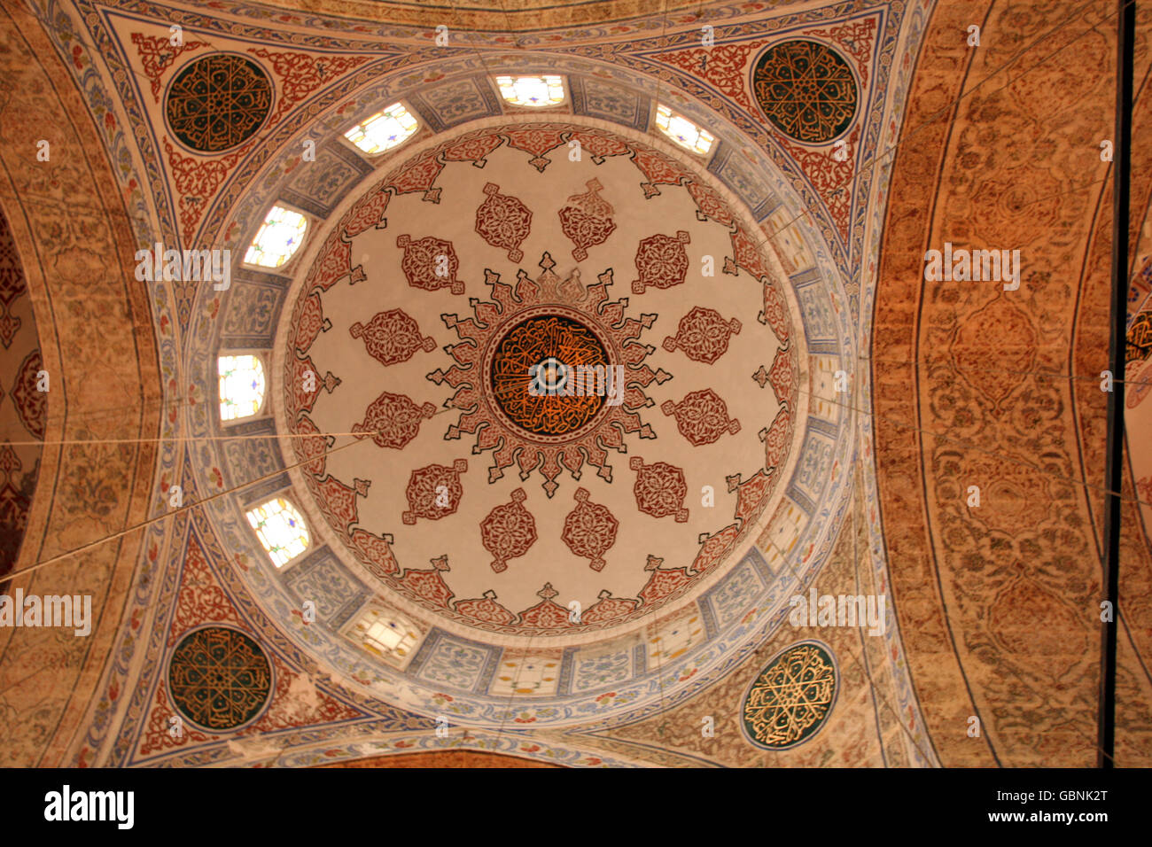 Istanbul stock. A general view of inside the Blue Mosque in Istanbul ...
