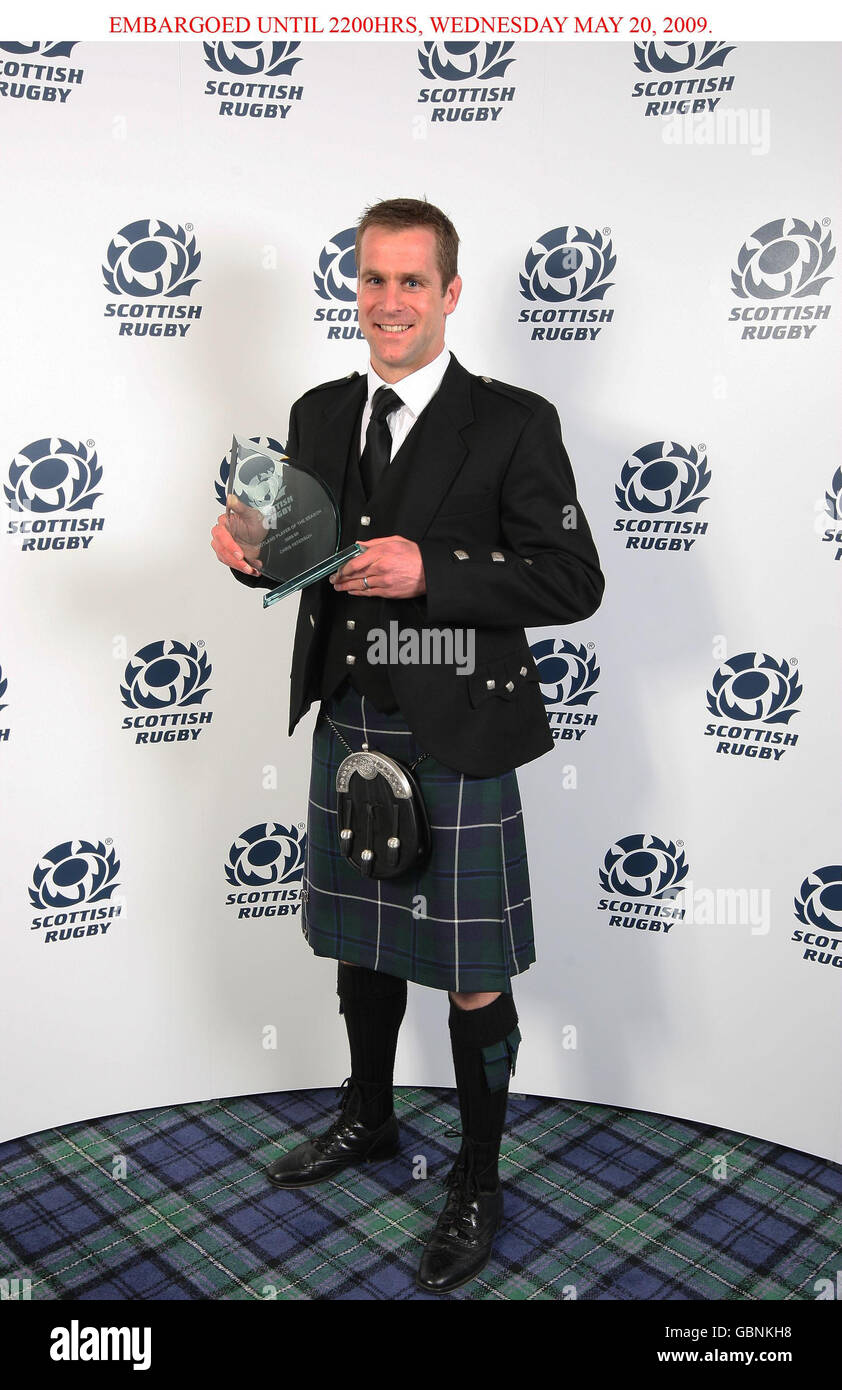 Rugby Union - Scottish Rugby Awards Dinner - Murrayfield Stadium Stock ...